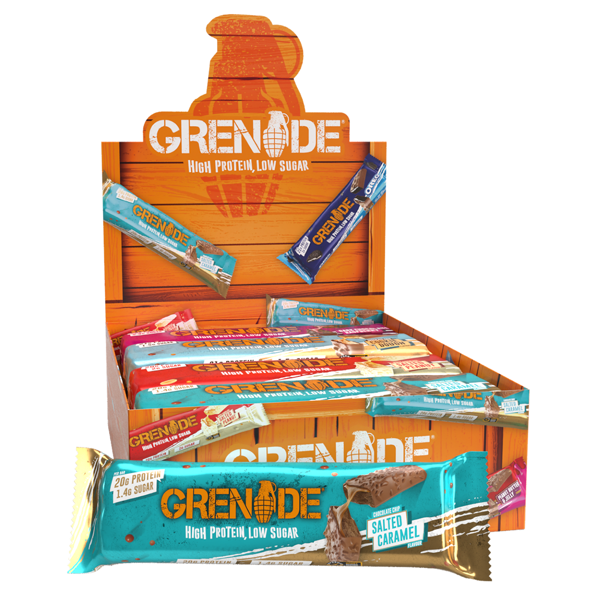 Grenade Protein Bars | 12 x 60g – BODYSTRONG