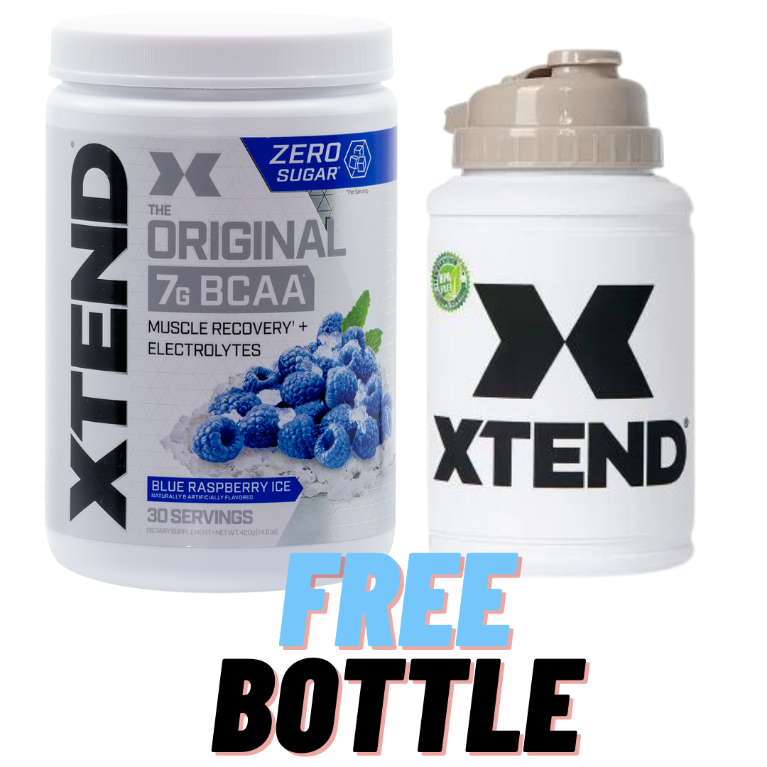 XTEND Original BCAA Muscle Recovery - 30 Serves + FREE BOTTLE – BODYSTRONG