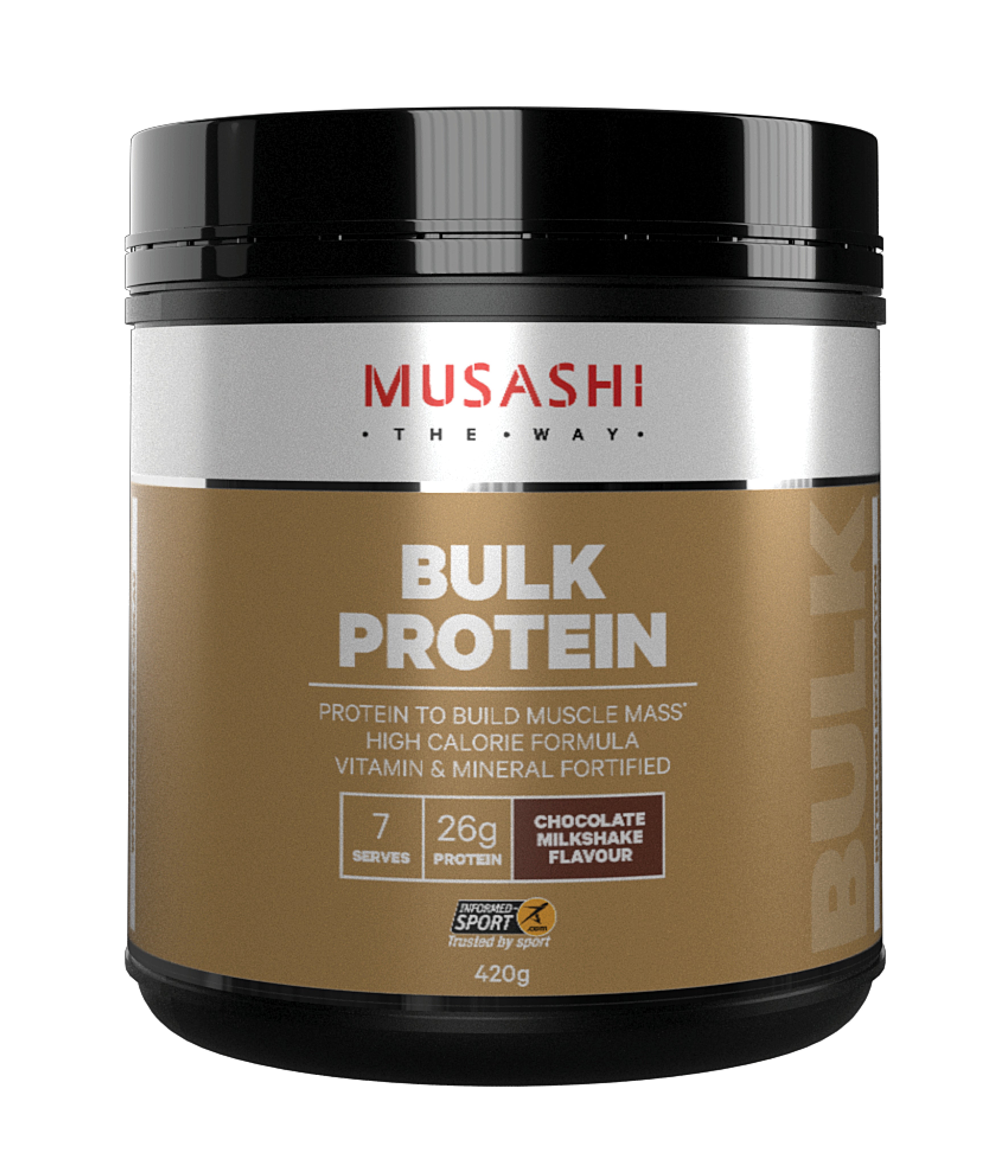 MUSASHI Bulk Protein Powder - 420g – BODYSTRONG