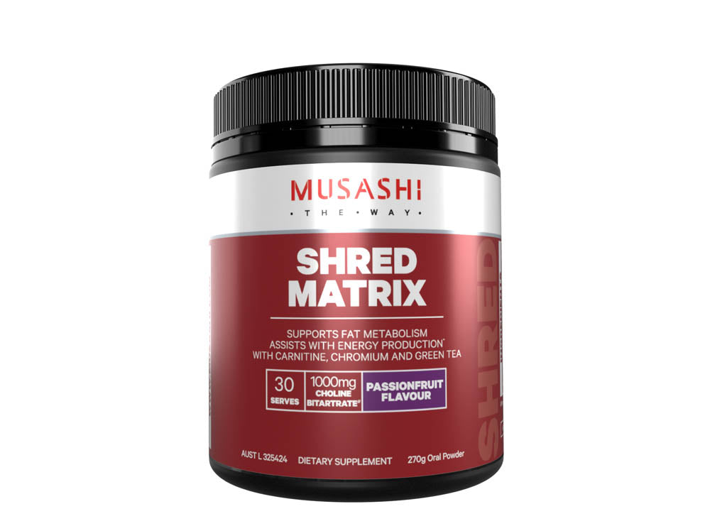 MUSASHI Shred Matrix - 30 Serves / 270g – BODYSTRONG