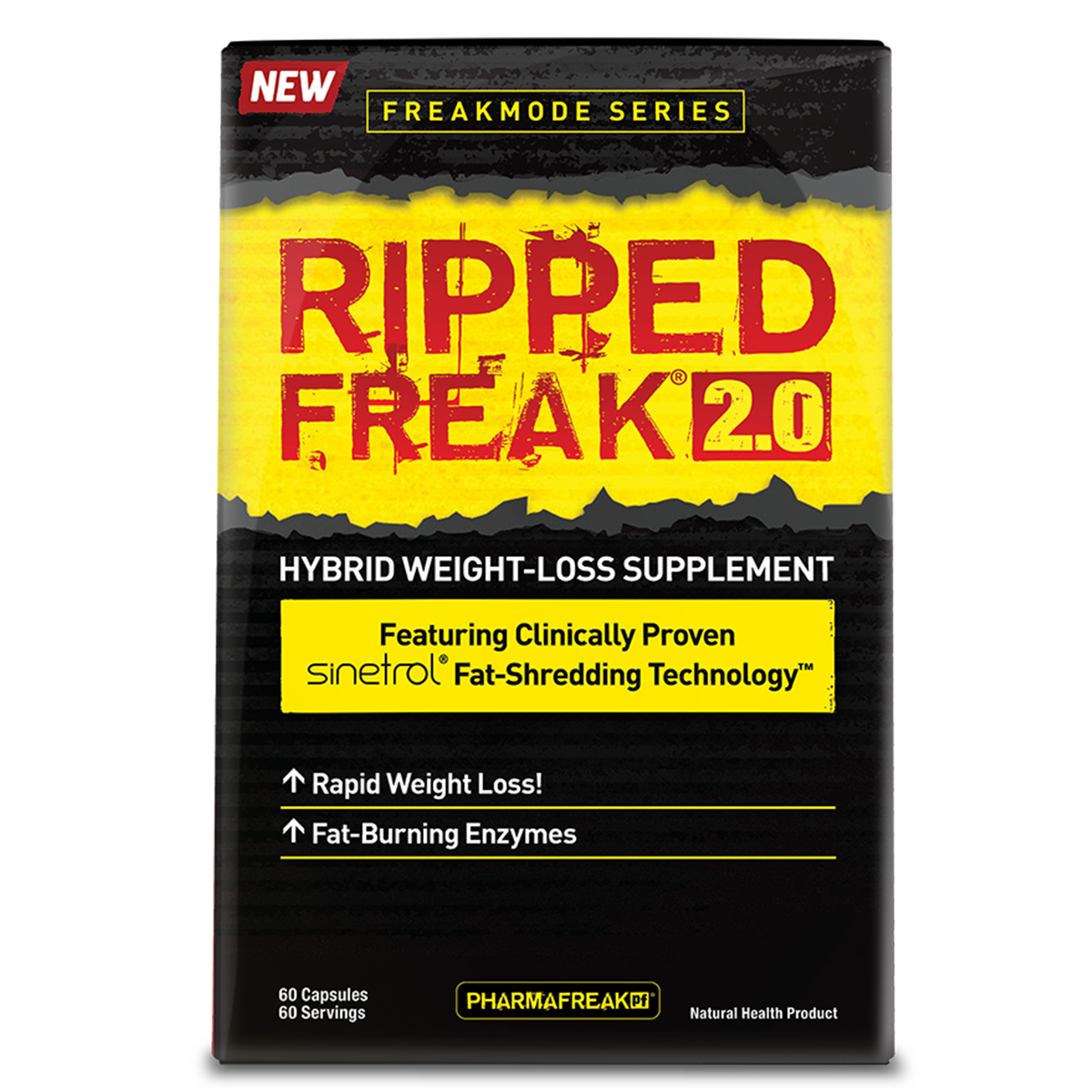 PHARMAFREAK Ripped Freak 2.0 | 60 Capsules – BODYSTRONG
